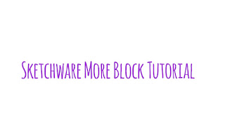How to create a More Block in sketchware - SKETCHENGINE
