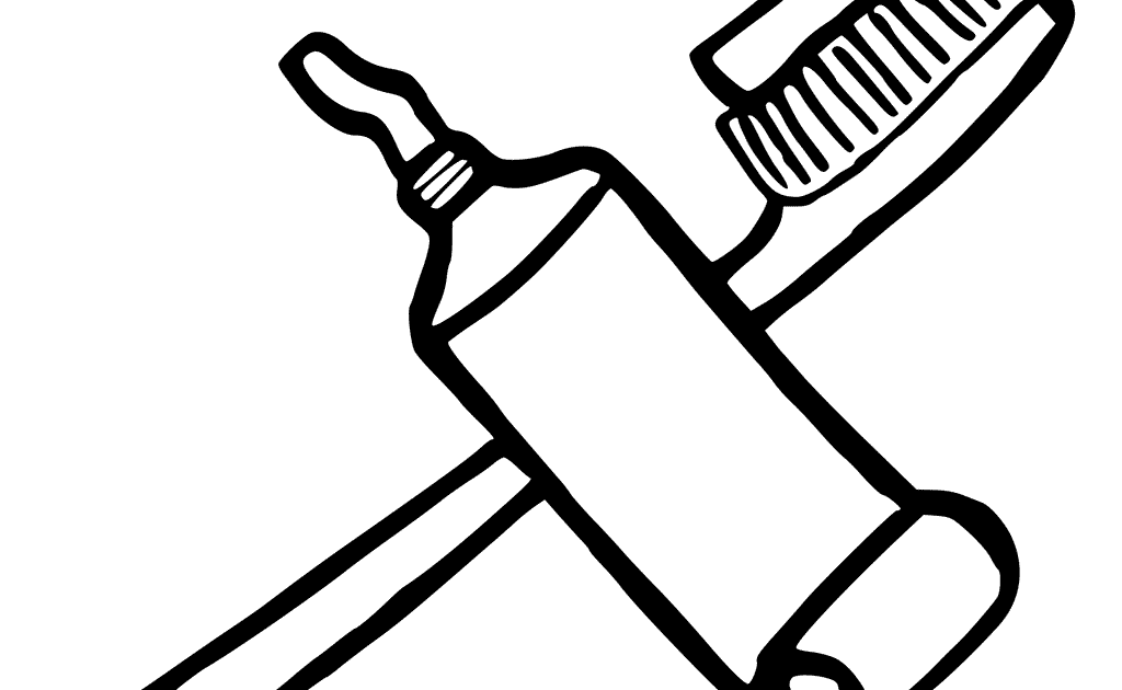 Toothbrush Coloring Page - Coloring Books