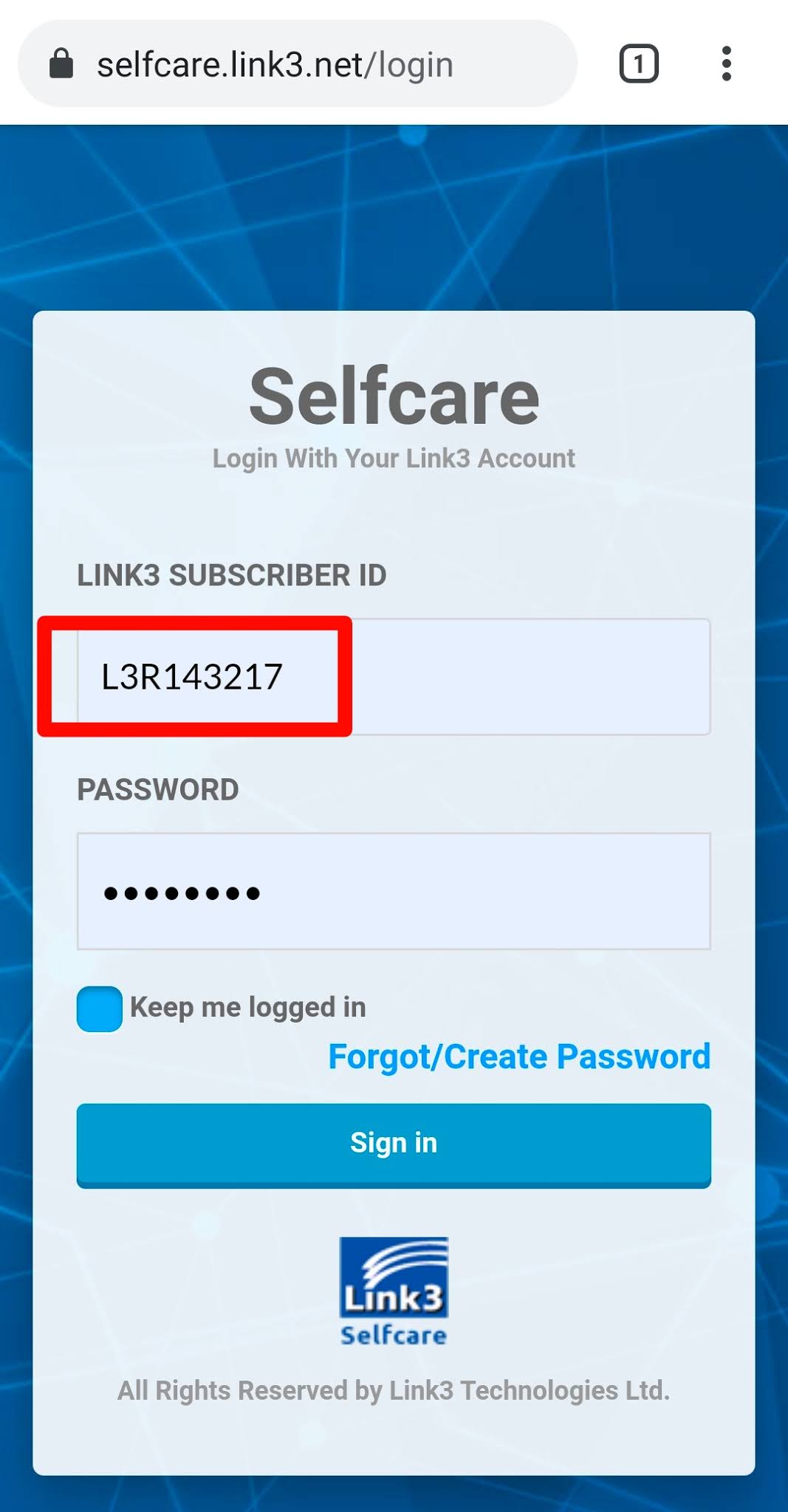 Link3 bill payment through bkash