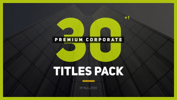 30+1 Premium Corporate Titles Pack - Wandi Mutiara