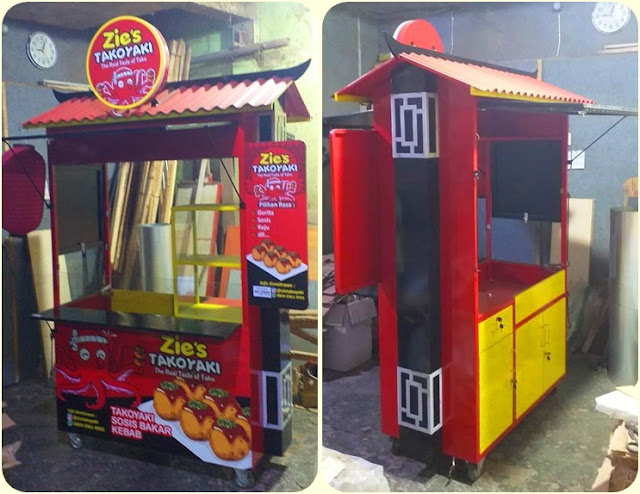 Jual Gerobak Kuliner Jepang -Gerobak Makanan jepang - Gerobak Takoyaki ...
