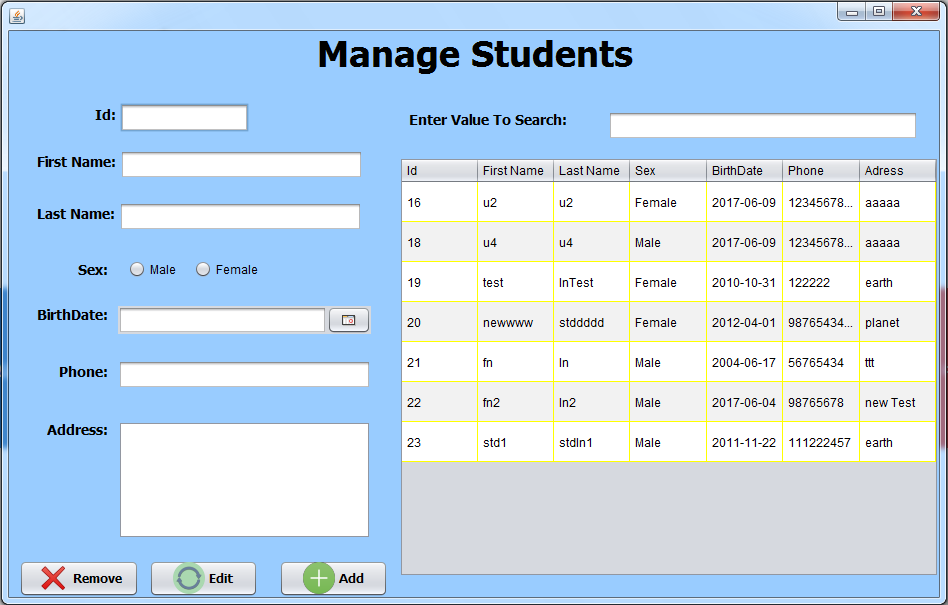 Java Student Information System Source Code - C#, JAVA,PHP, Programming ... Java Student Information System Source Code - C#, JAVA,PHP, Programming ...
