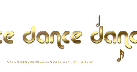Just Like Candy Designs: Dance Word Art