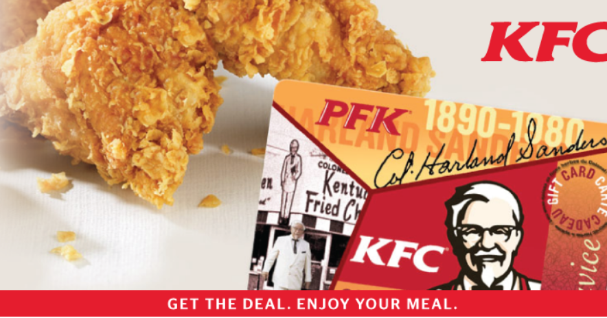 Receive a $50 KFC Gift Card! - freeofers.com