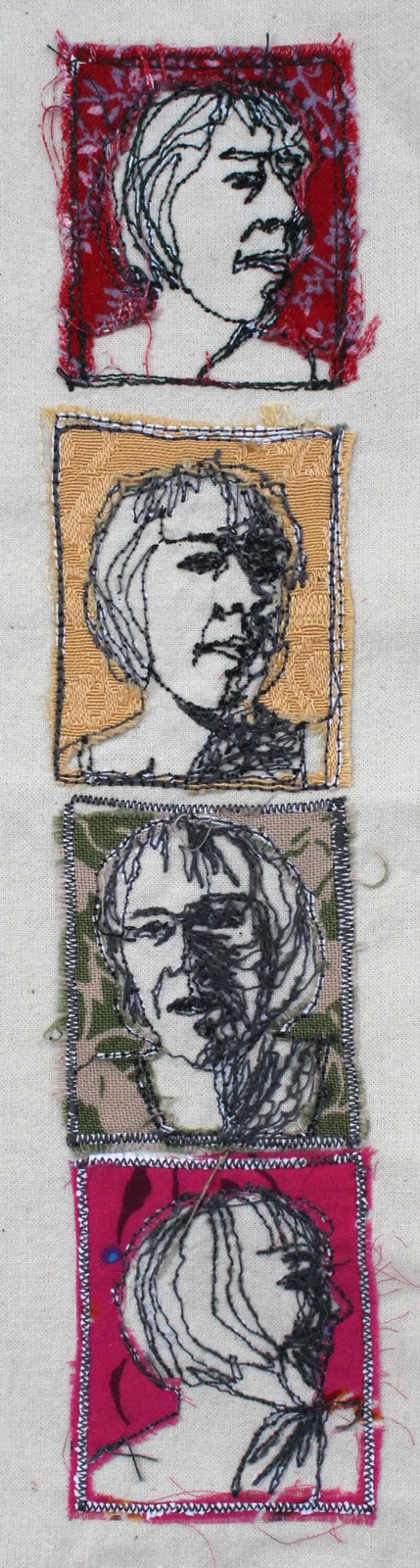 Joanna Woodbridge: My stitched portraits