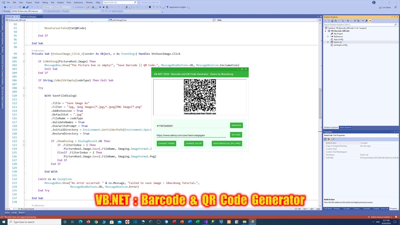 Visual Basic Net Barcode And Qr Code Generator Materialskin