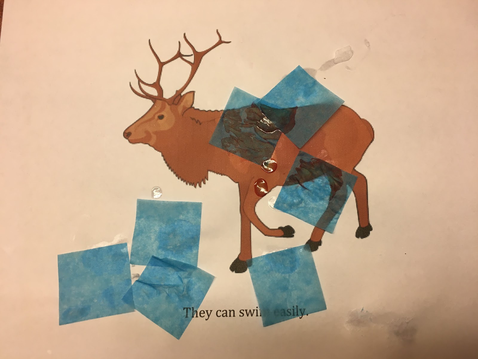Sensory Reindeer Book