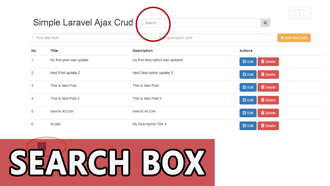 Laravel 5 Tutorial : Simple Search Function Using GET Method in laravel ...