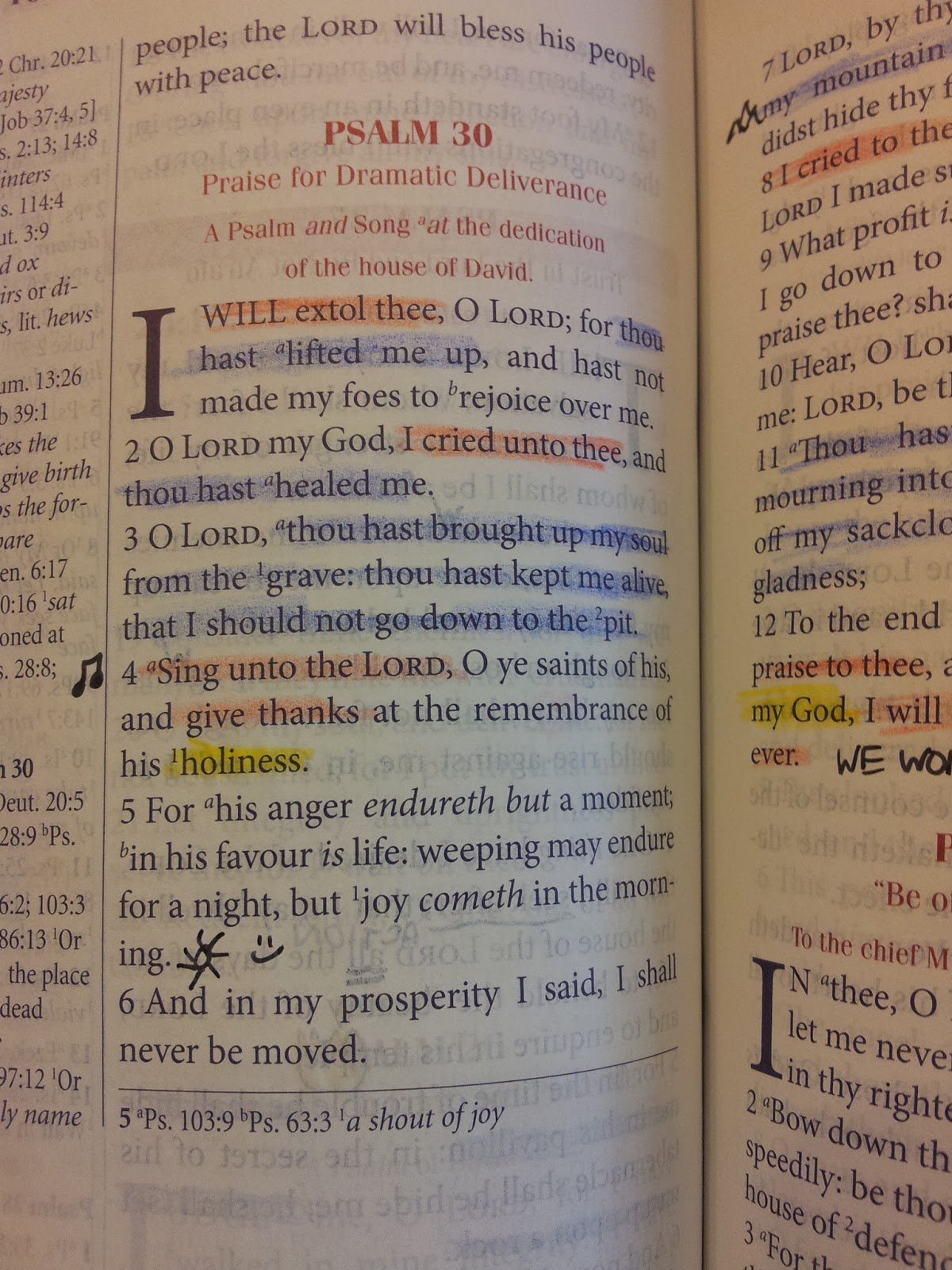 The Talbert Report: Psalm 30