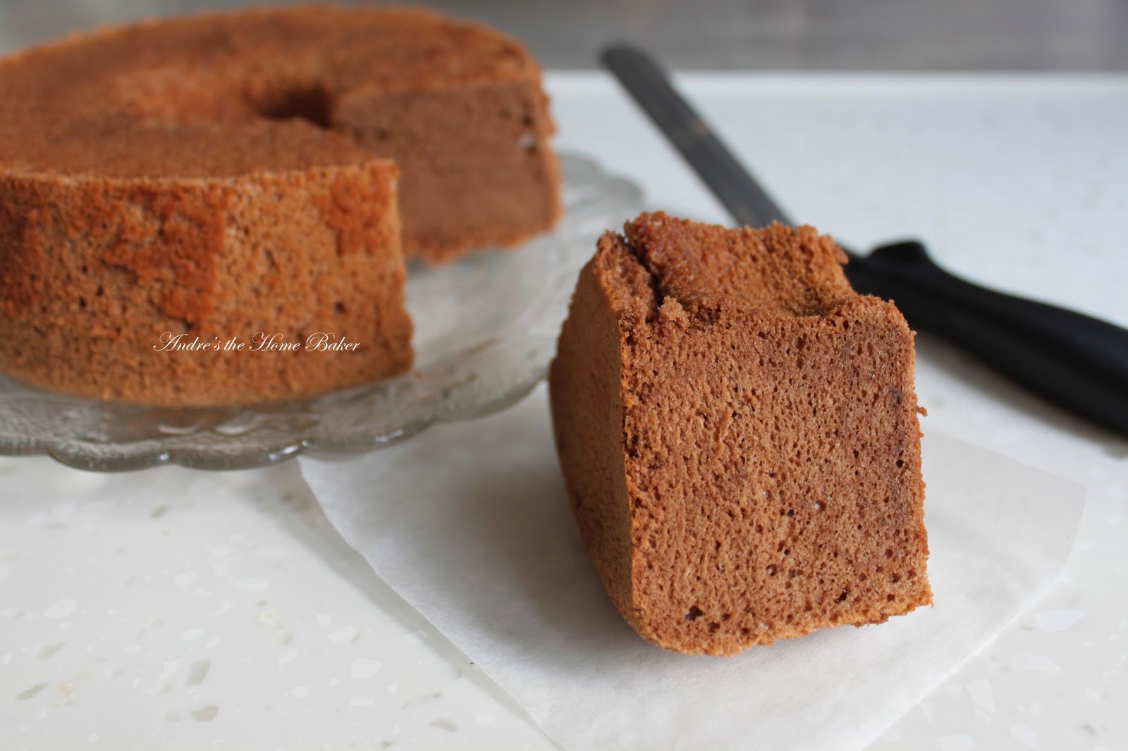 ♥ Chocolate Mocha Chiffon Cake ♥ ~ Andre's the Home Baker