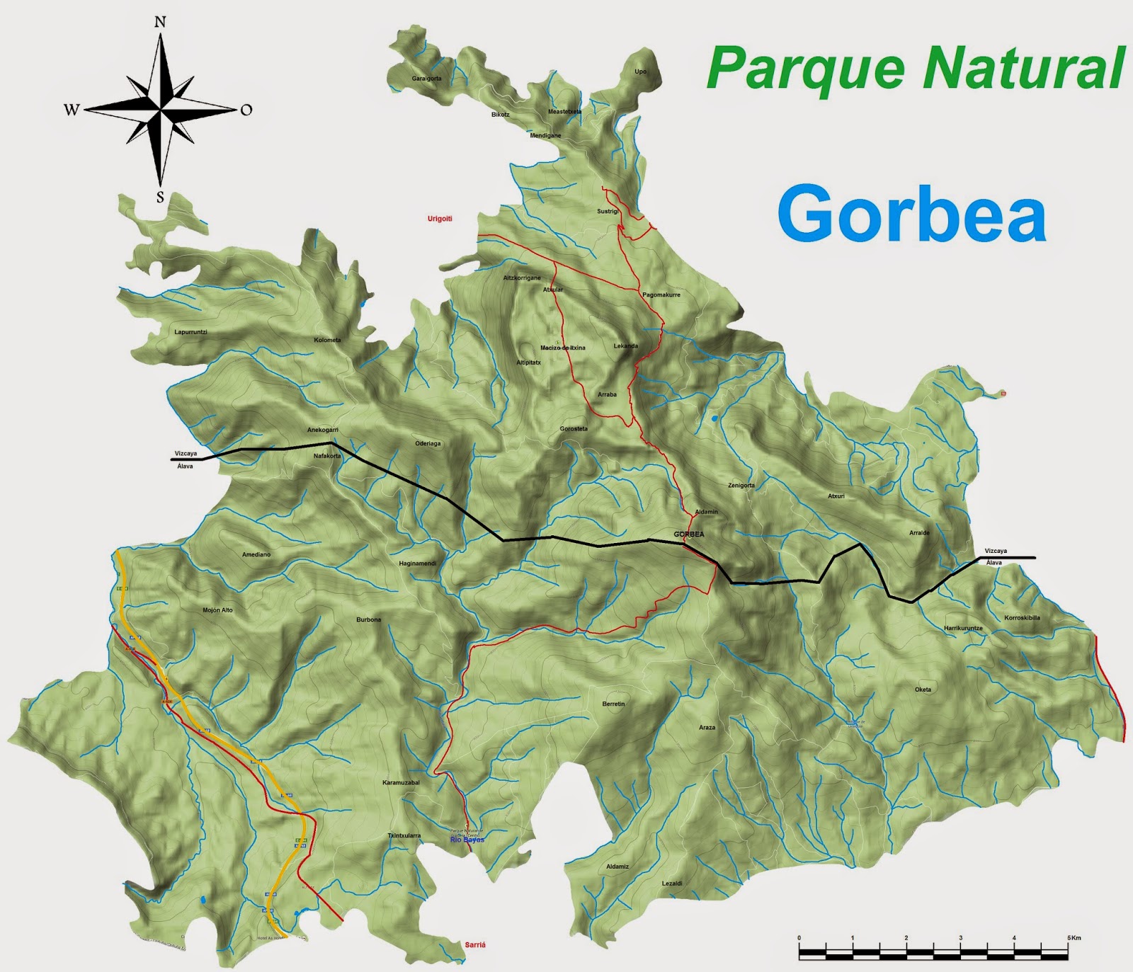 Mar Cantábrico: Parque Natural del Gorbea