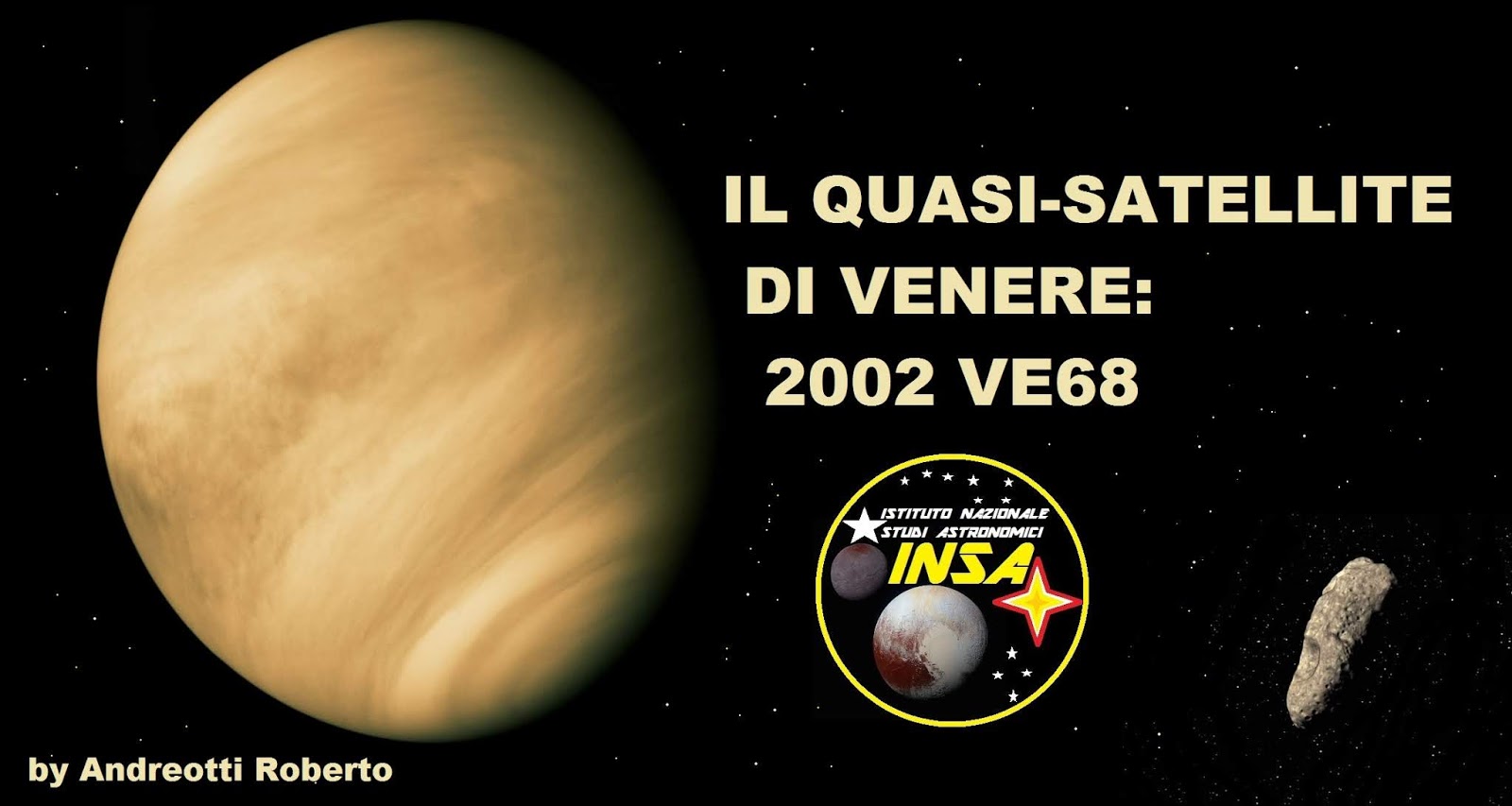 SISTEMA SOLARE: IL QUASI-SATELLITE DI VENERE (524522) 2002 VE68 . by ...