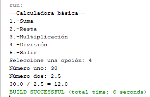 Condición Switch en Java