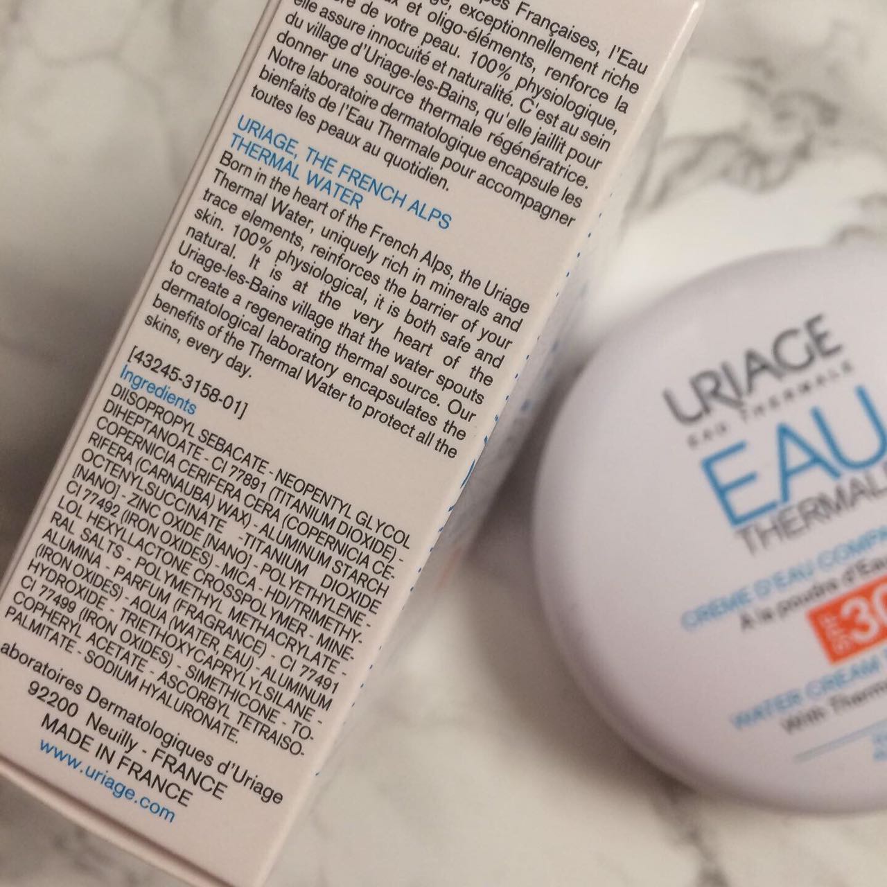 Little obsessions: Uriage tinted compact cream spf 30