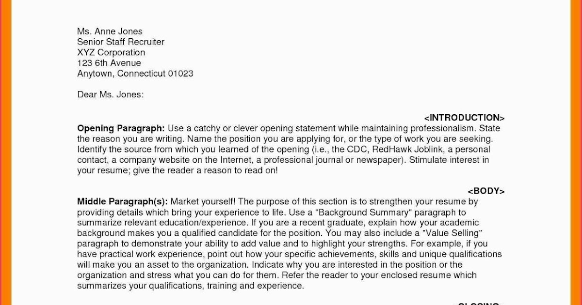 Sample Document With Enclosure And Cc / Formal Business Letter Format ...