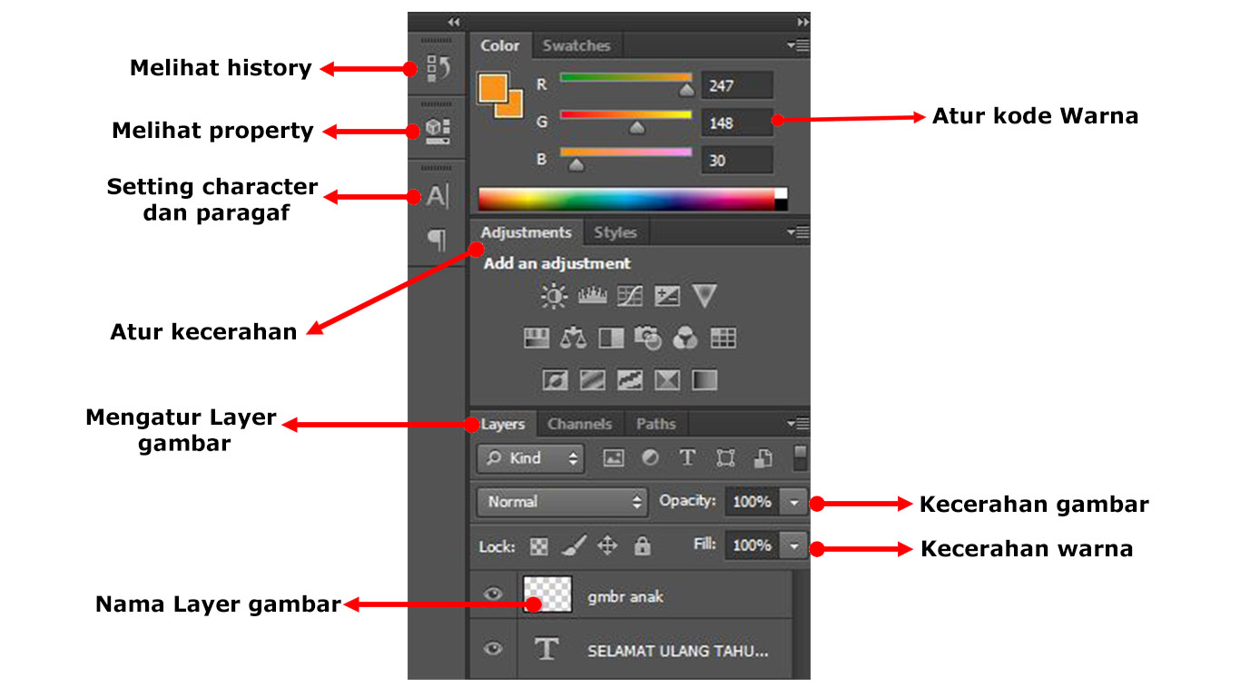 Fungsi Tool Pada Photoshop Cs6 Untuk Pemula Belajar Desain Grafis