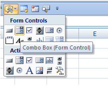 Project Excel : Menu Drop List dengan COMBO BOX (Form Control ...