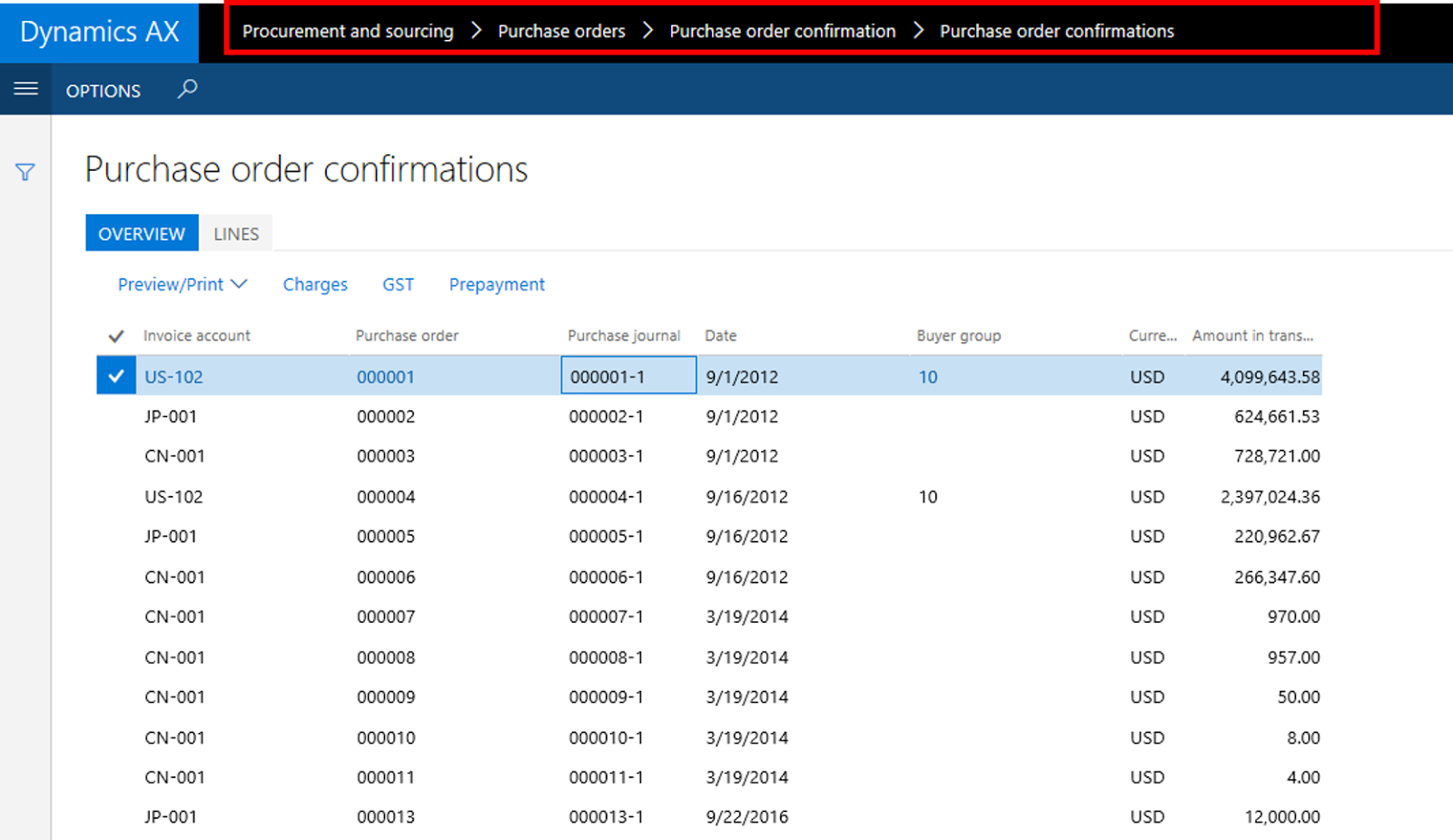 AX for ERP: Print multiple Purchase Orders from AX (Dynamics 365 for ...