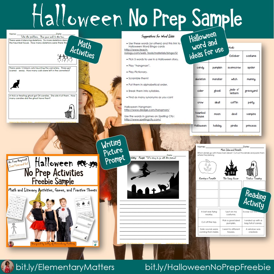Elementary Matters: Almost October? Time for Some Freebies!