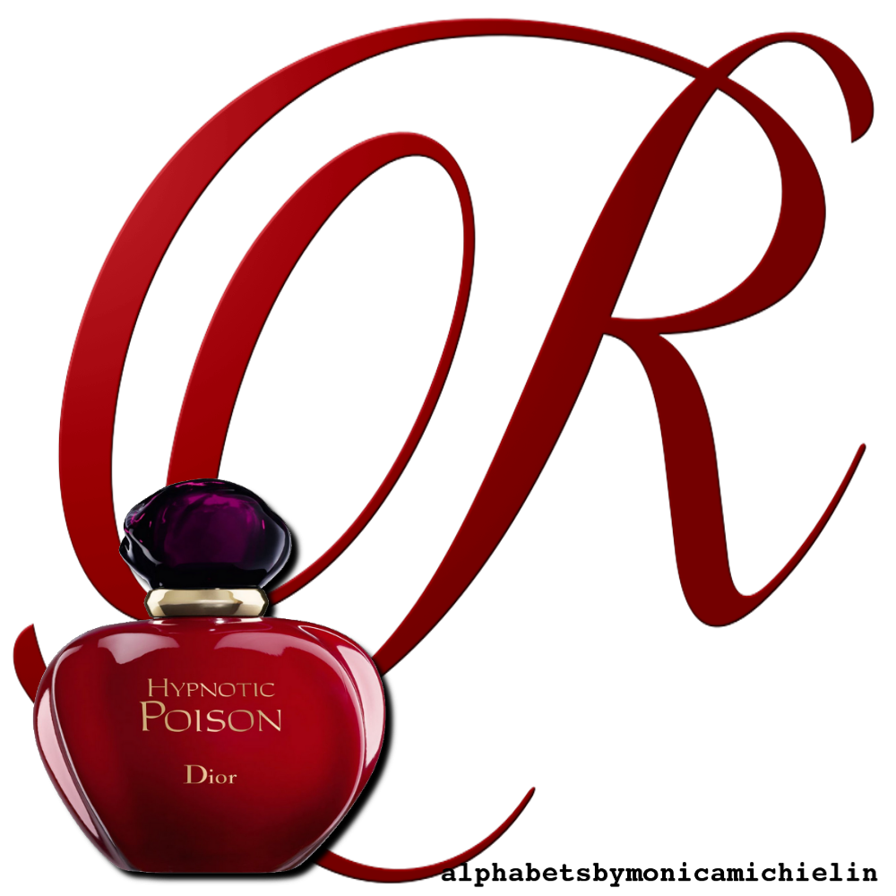 M. Michielin Alphabets: RED HYPNOTIC POISON PERFUM ALPHABET