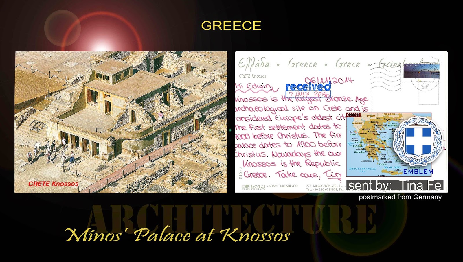 Postcards from my Mailbox: The Story of Architecture in Ancient Greece