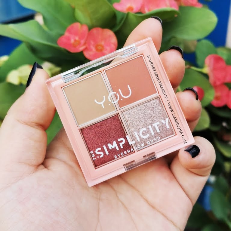 Review: Y.O.U Simplicity Eyeshadow Quad - 01 Flair - Journey About Makeup