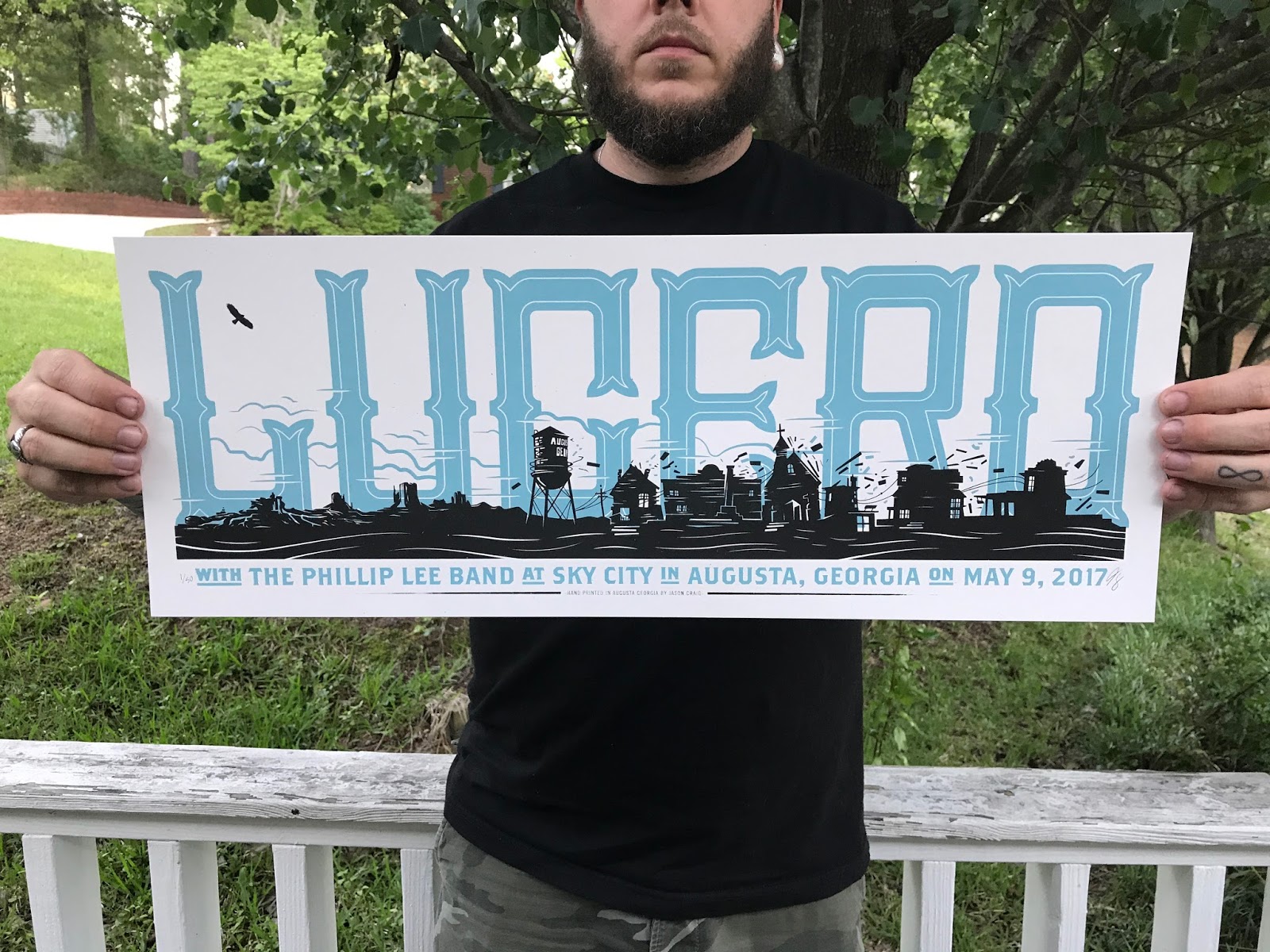 INSIDE THE ROCK POSTER FRAME BLOG: Jason Craig Lucero Augusta Poster