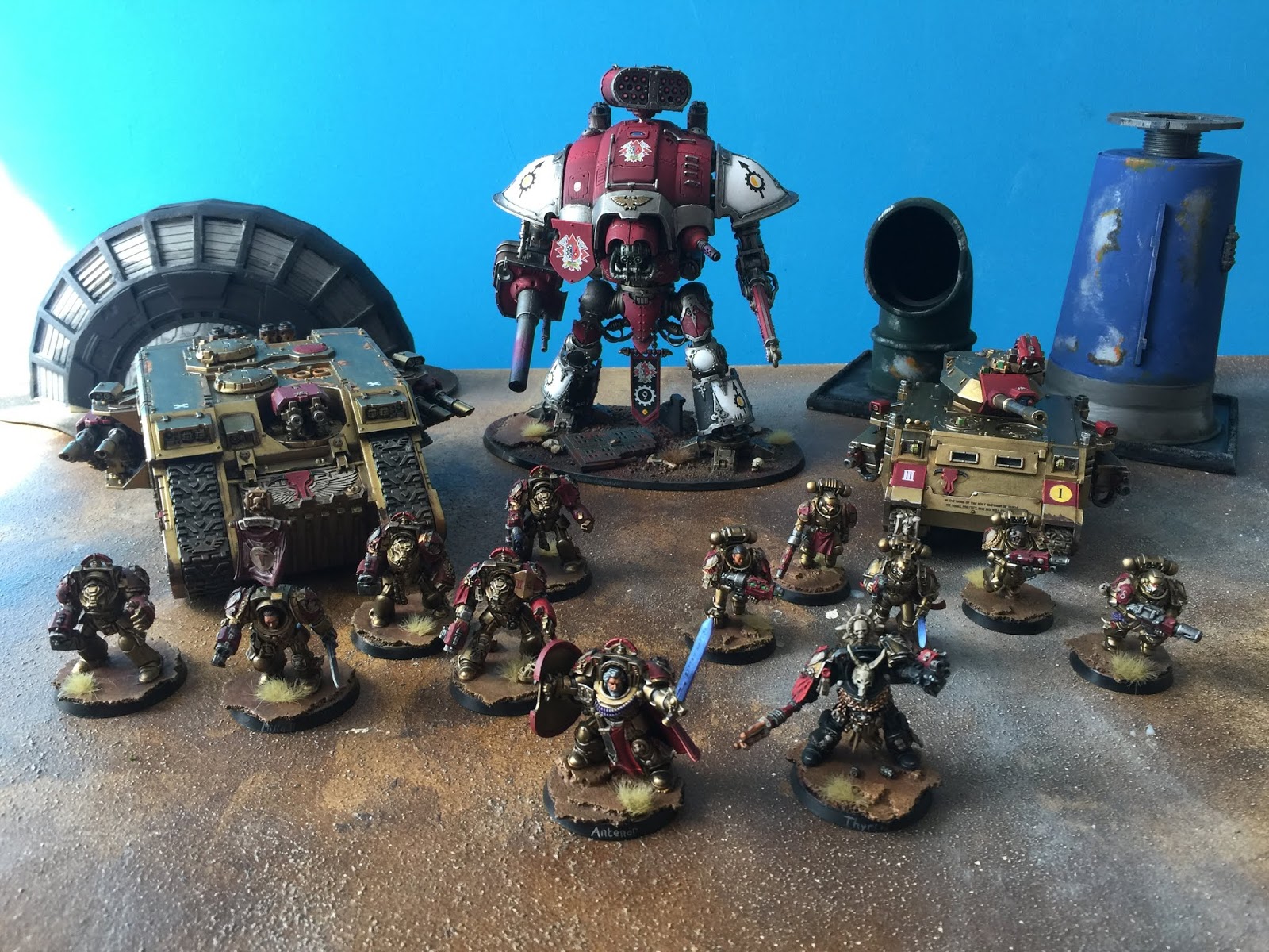 We're going to need more skulls...: Chaplain kitbash