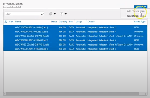 The OptionKey Blog: Setting up storage spaces virtual disk with a two ...
