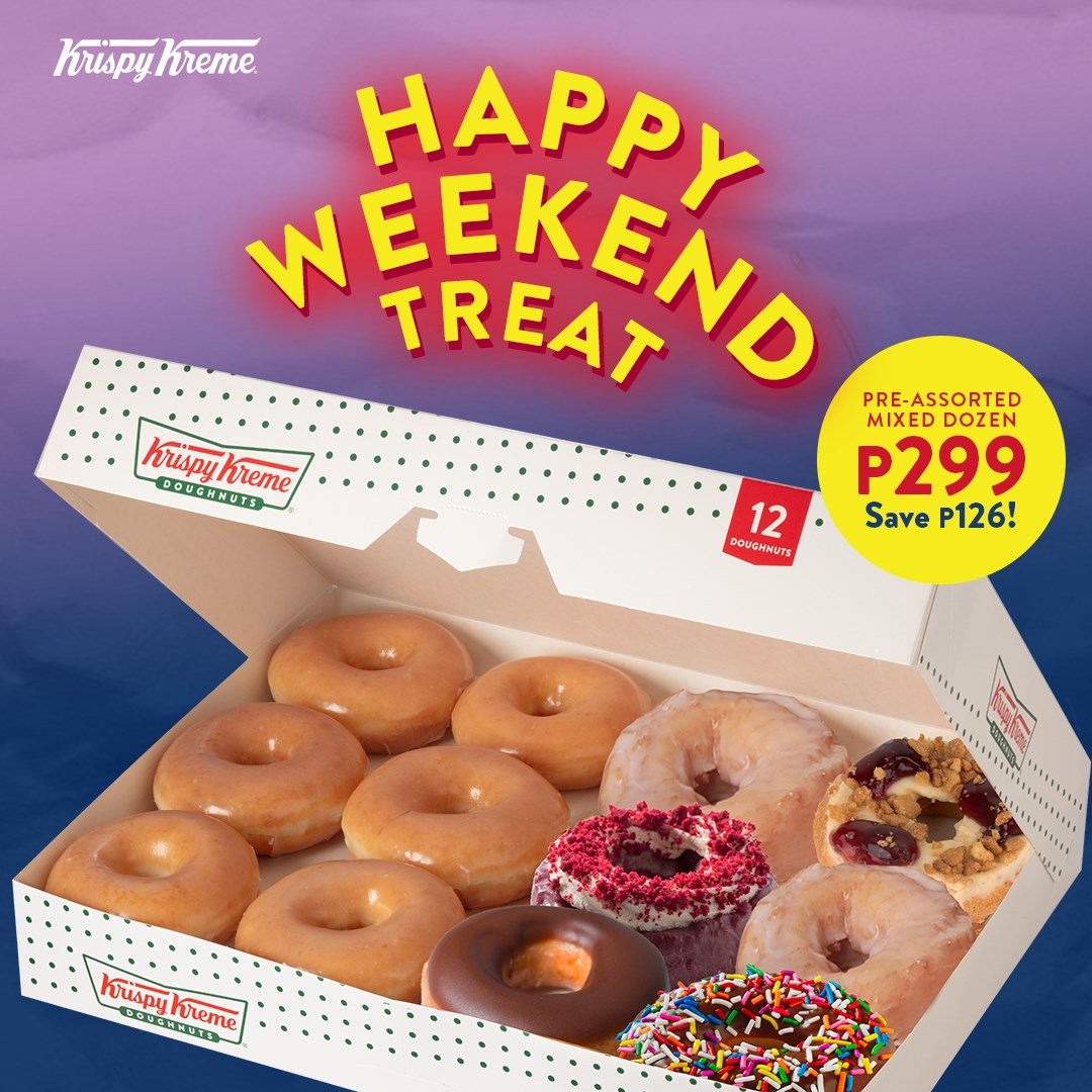 Manila Shopper: Krispy Kreme Happy Weekend Treat: Oct 16-18 2020