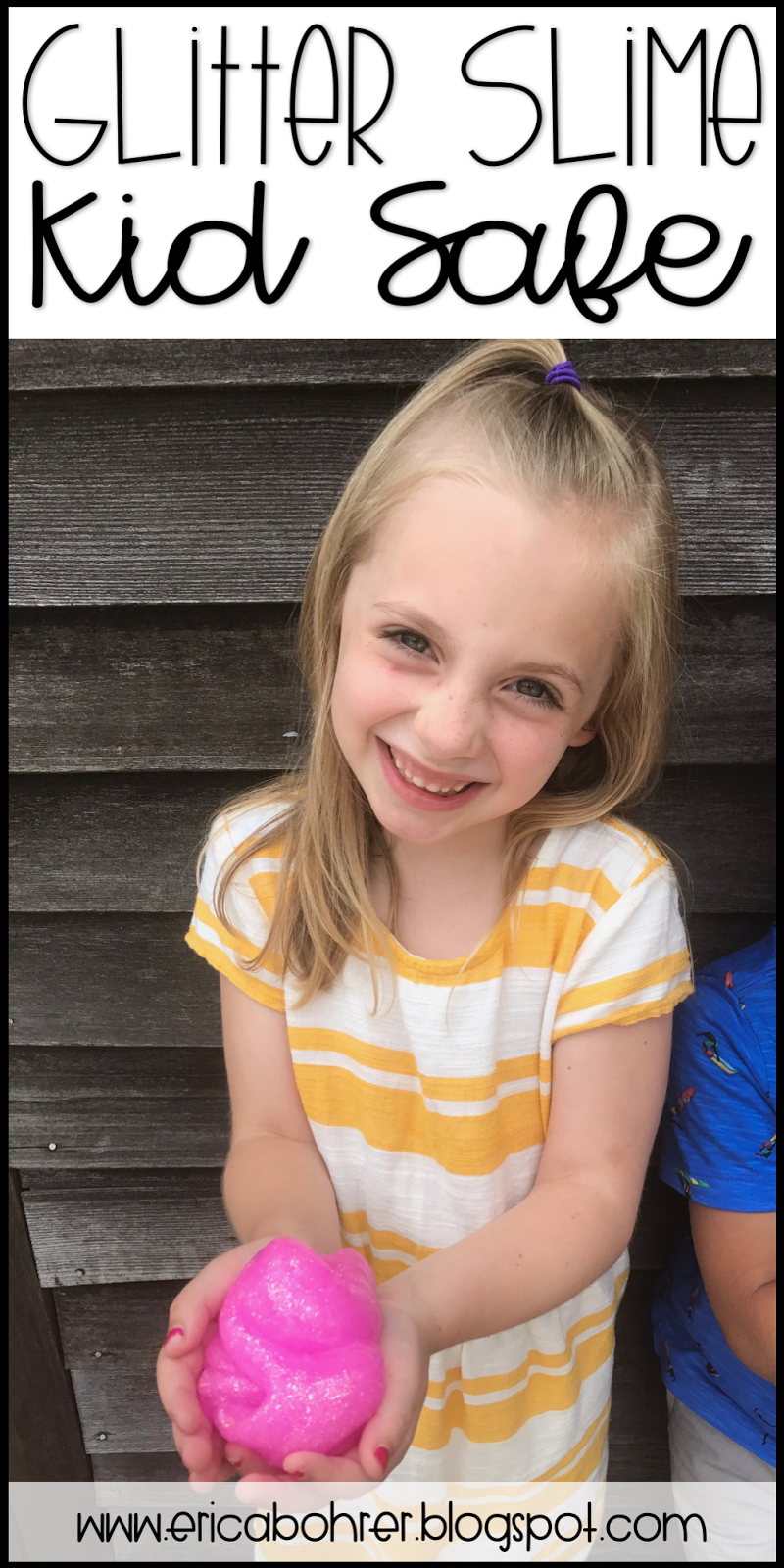 Glitter Slime: Three Ingredients and Kid Safe | Erica's Ed-Ventures ...