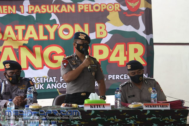 Wadanyon B Resimen 1 Paspelopor Pimpin Sidang BP4R