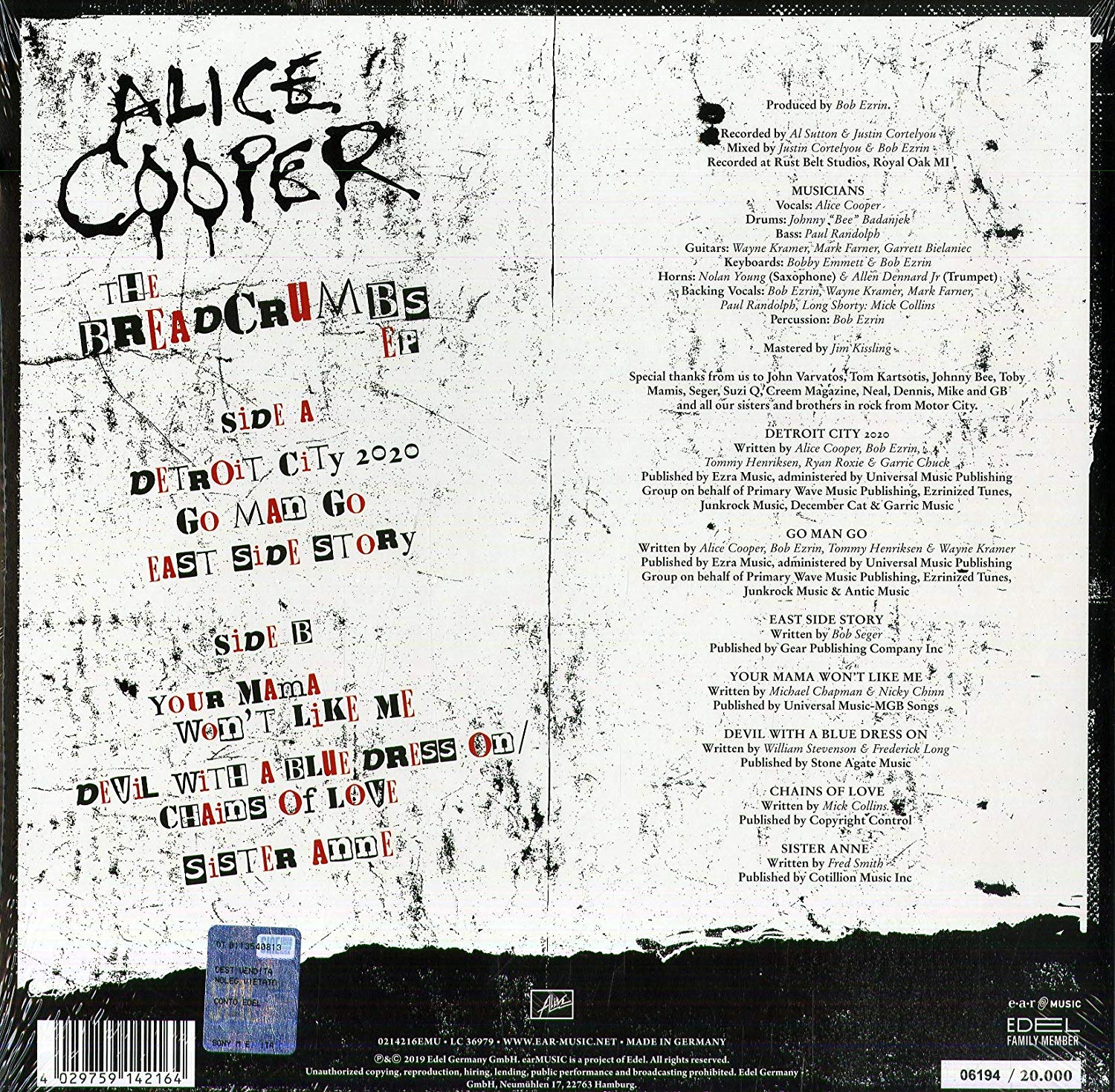 Classic Rock Covers Database: Alice Cooper