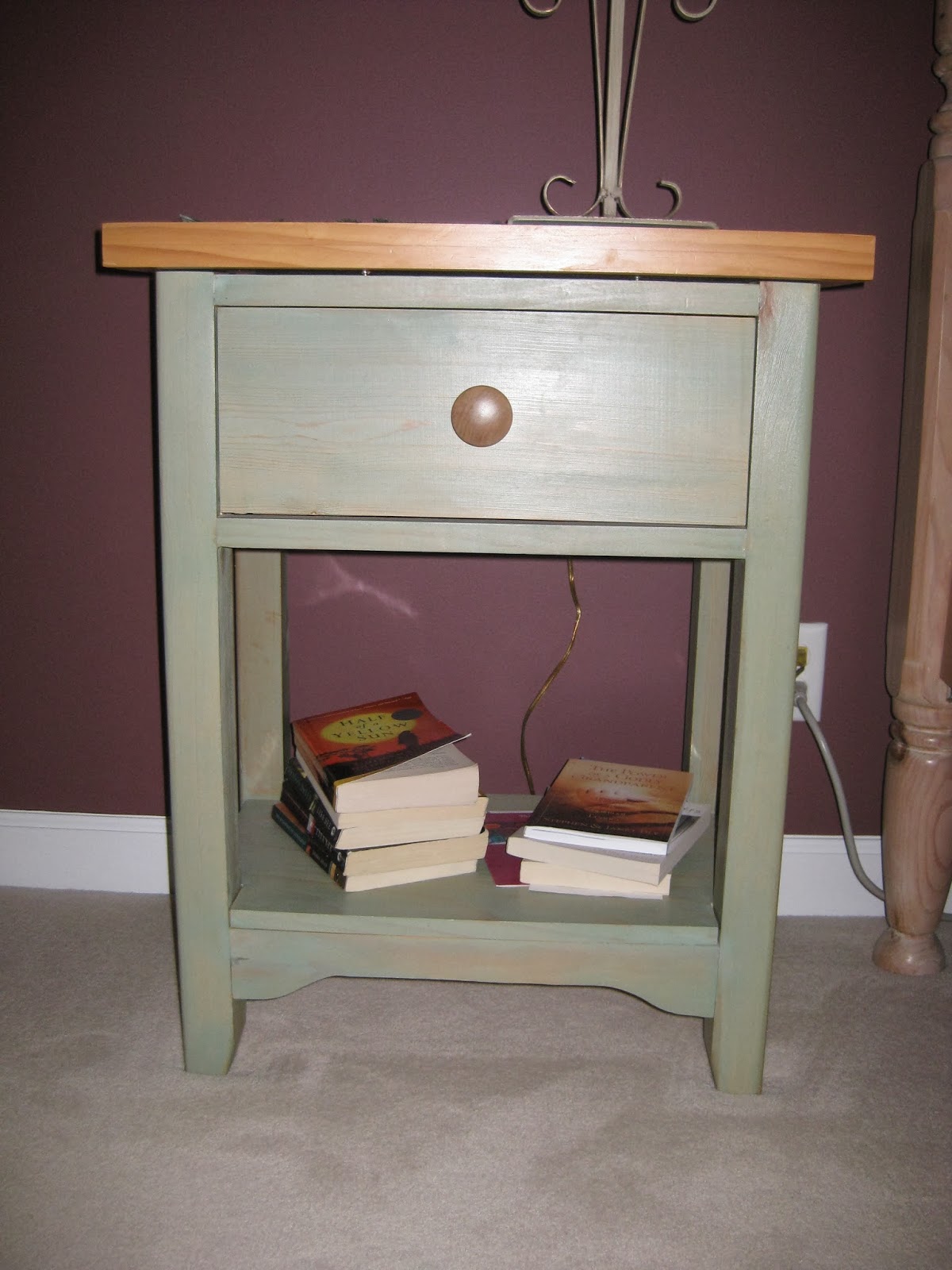Cloudy Creations: Bedside Table Transformation