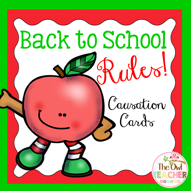 Classroom Freebies Too: Back to School Rules!