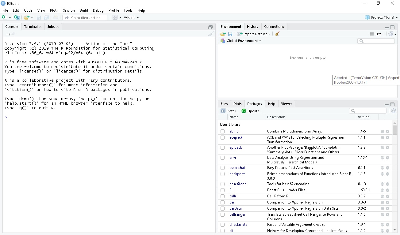 Tutorial R : RStudio sebagai IDE yang Memudahkan | danialmahkya.com