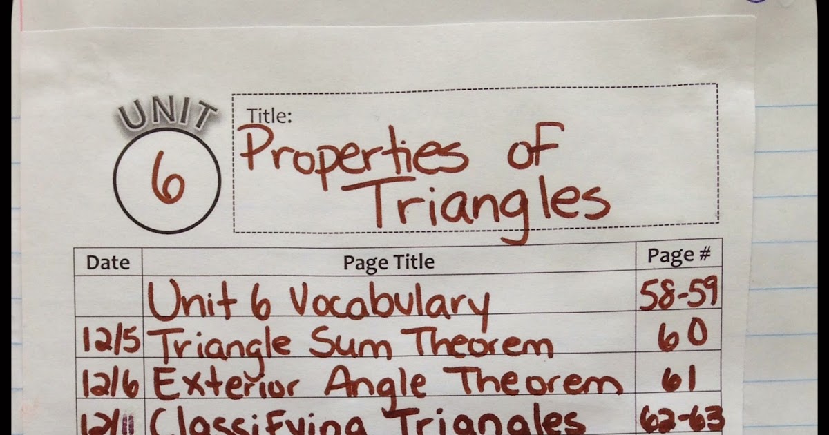 Busy Miss Beebe: Geometry Interactive Notebook - The Sixth Unit