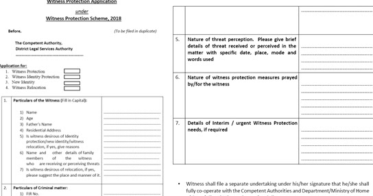 CONCEPT – WITNESS PROTECTION SCHEME, 2018 | PT's IAS Academy