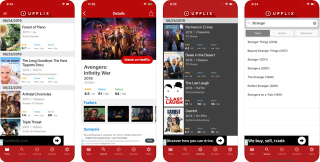Upflix - Fica a par das novidades da Netflix - ITO - NETthings