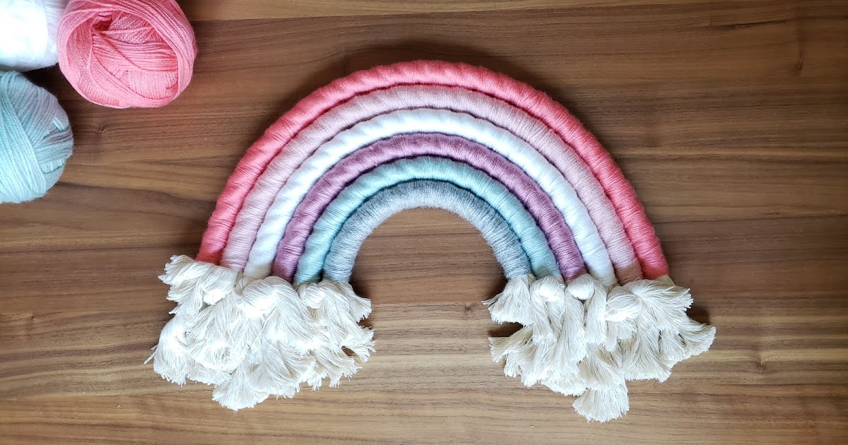 Rainbow Rope Wall Hanging
