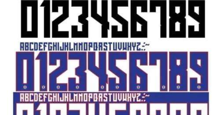 Soccer Design : Tipografía Cruz Azul 2019 2020