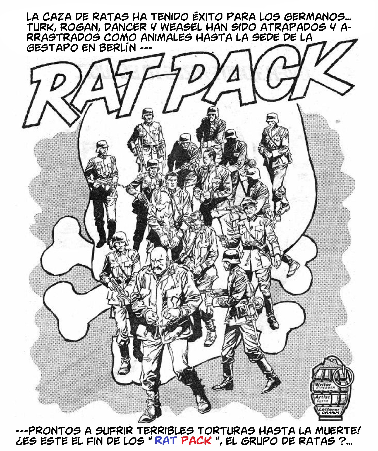 Traducciones de comics inéditos. José Ruiz DelAmor: Grupo de Ratas (Rat ...