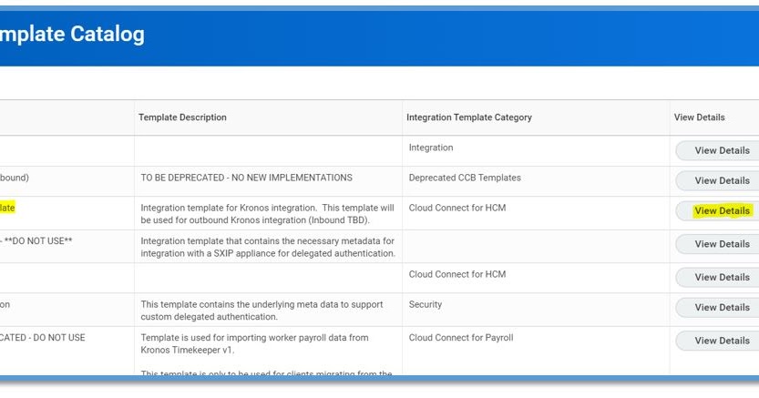 Love Workday - Learn Workday: Integrations: List of Packaged / Core ...