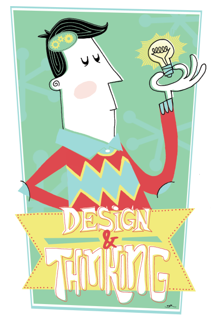 Kyle Blair Art: Design & Thinking Poster