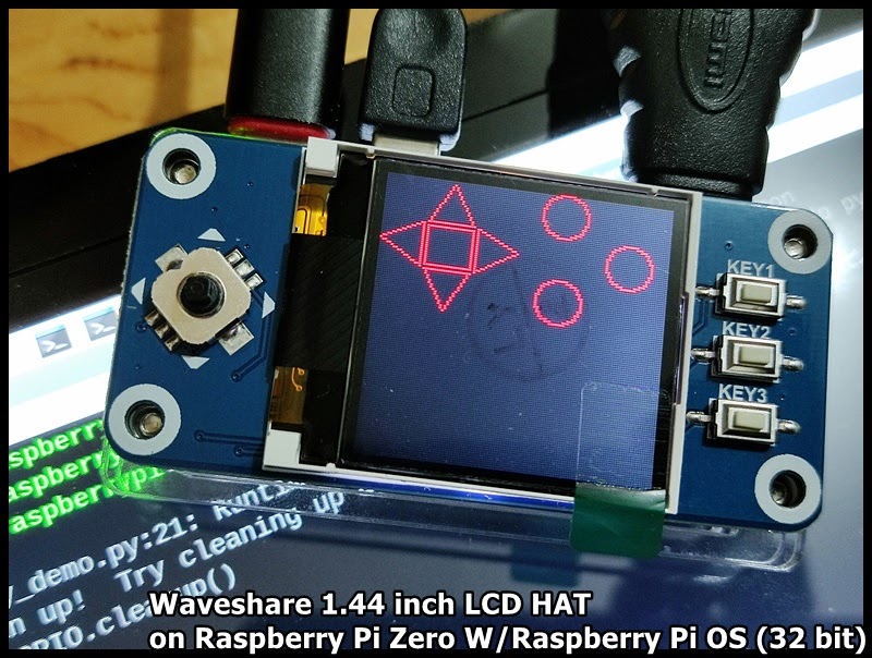 Hello Raspberry Pi: Waveshare 1.44 inch LCD HAT