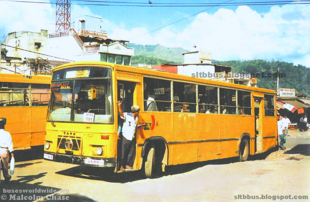 SLTB buses - ශ්‍රී ලංගම බස්: Wesco TATA LPO 1313/55 bus from UBCo ...