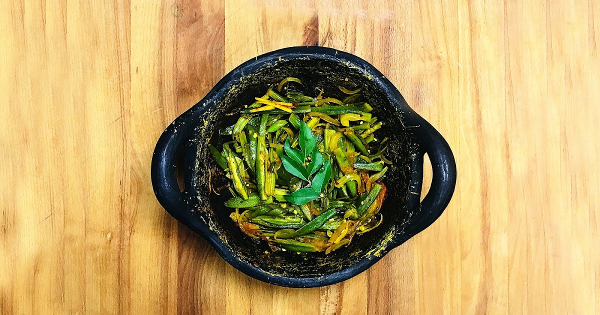Sri Lankan Bandakka Theldala (Ladies Fingers Stir-Fry)
