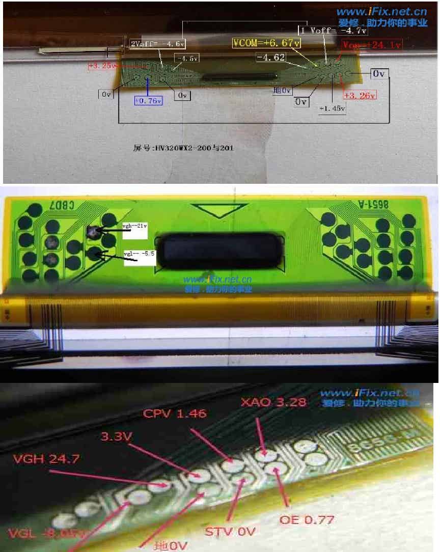 LED TV SUPPORT : COF Points Data Sheet