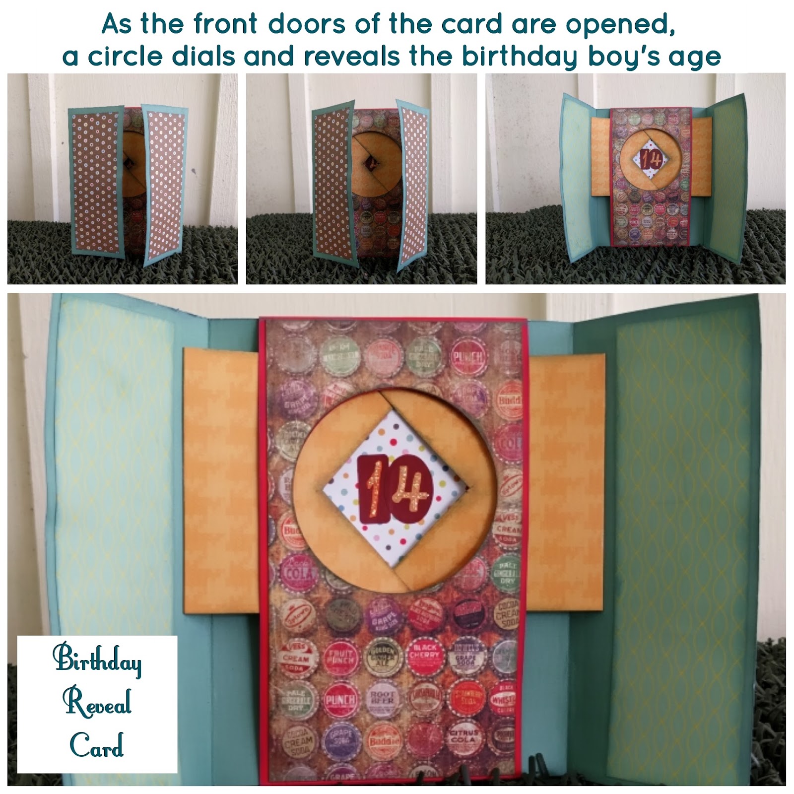 Angie Papercrafts: Reveal Shutter Birthday Cards