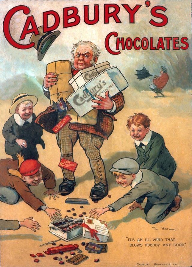30 Amazing Postcards Show Chocolate Advertisements in the Early 20th ...
